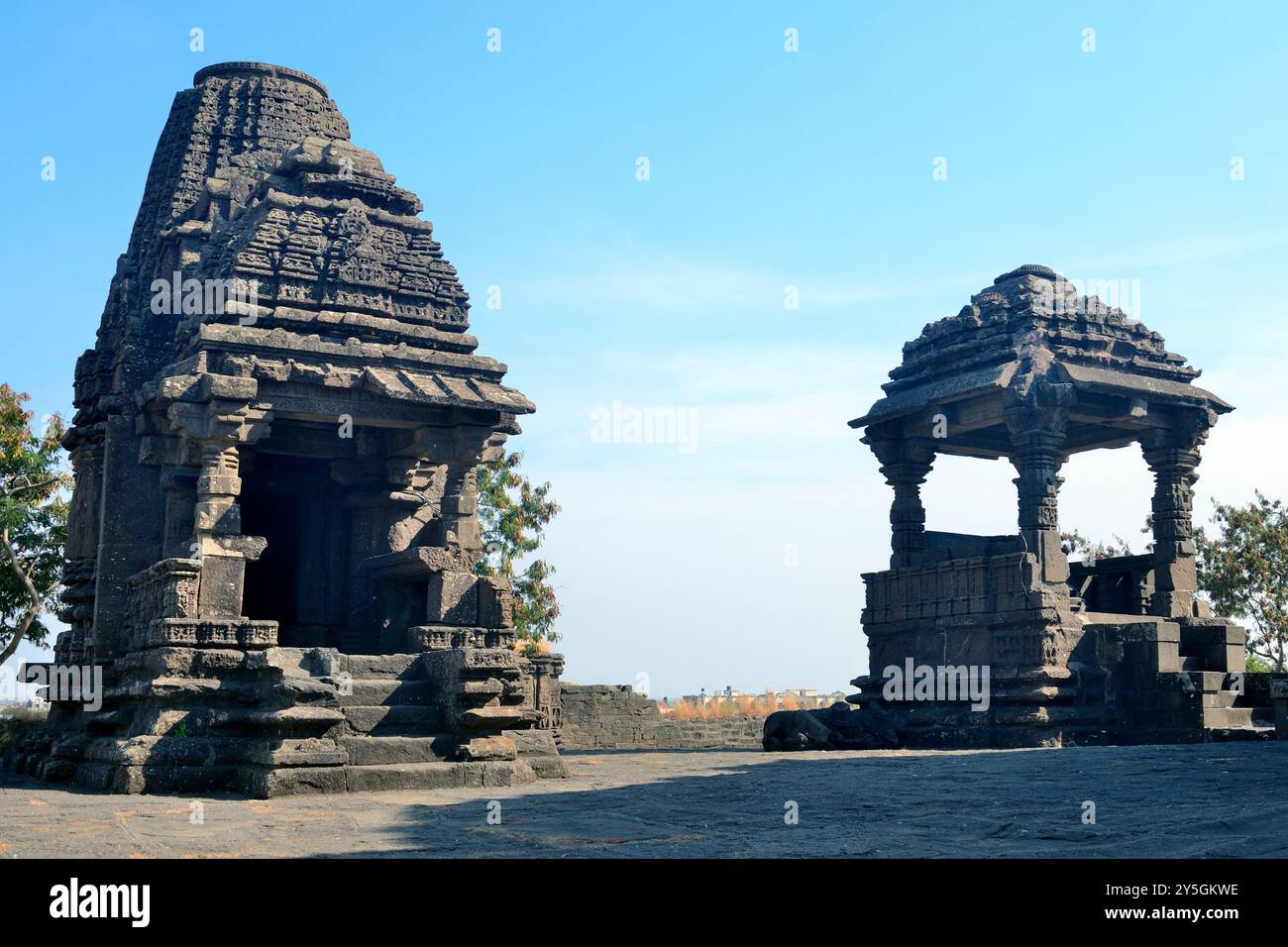 Partial view of Gondeshwar Temple, Sinnar, near Nashik, Maharashtra ...