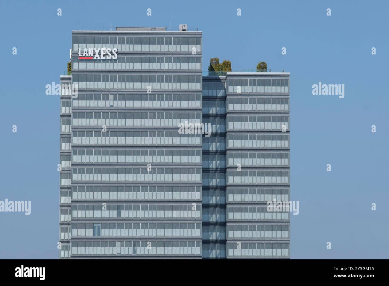 LANXESS AG headquarters in Cologne-Deutz. The specialty chemicals group ...