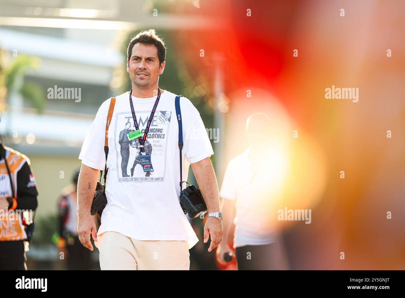RYS Vladimir, photographer, during the Formula 1 Singapore Grand Prix ...