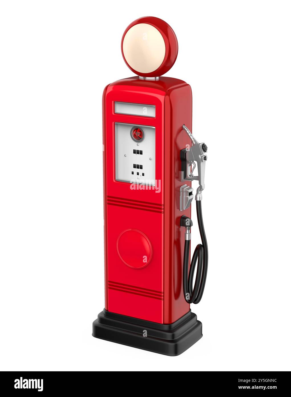Retro Gas Pump Isolated Stock Photo - Alamy