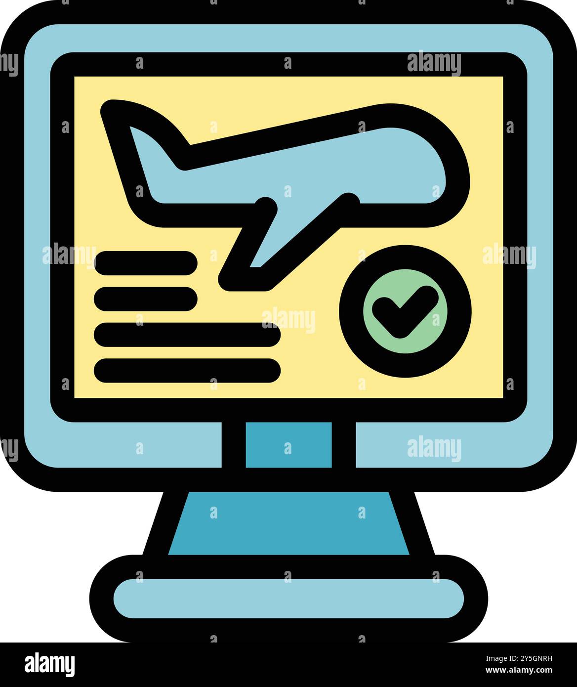 Booking confirmation Stock Vector Images - Alamy