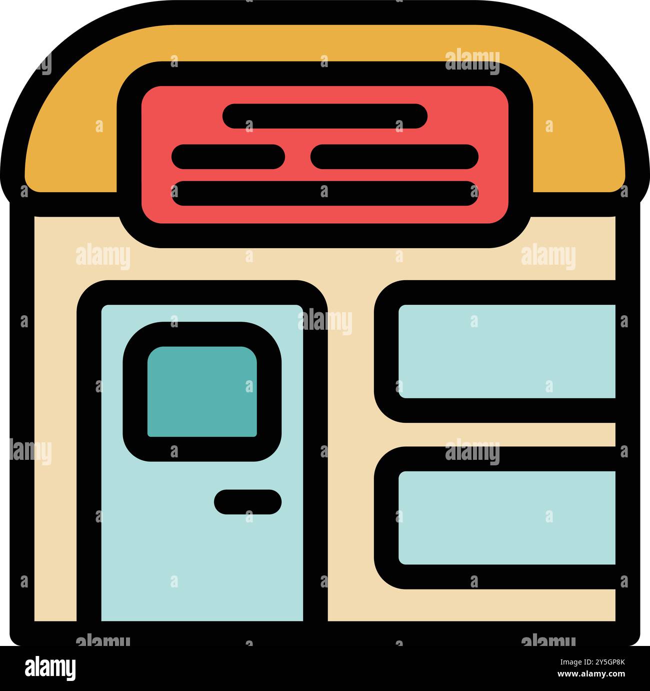 Small business storefront building with large windows perfect for ...