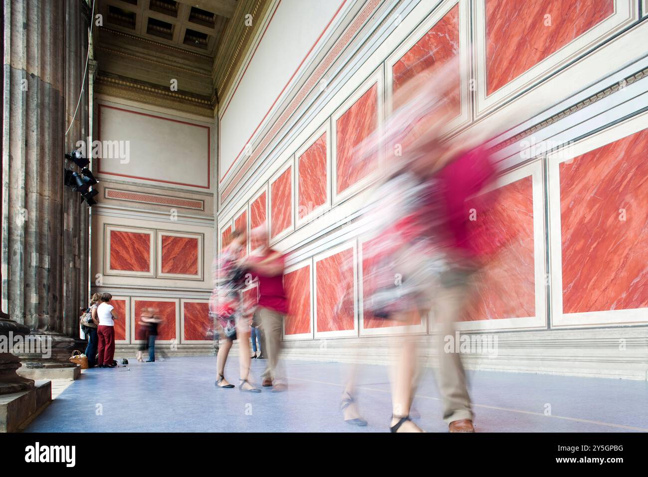 Berlin, Germany, July 24 2009, Dancers gracefully engage in tango ...