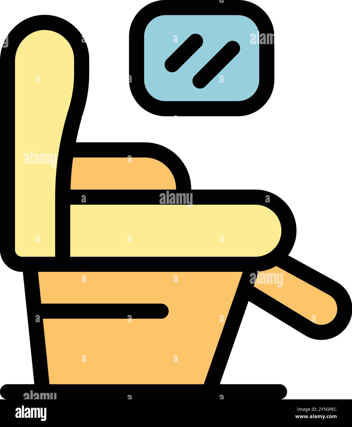 Simple and practical baby potty chair with comfortable seat, designed ...