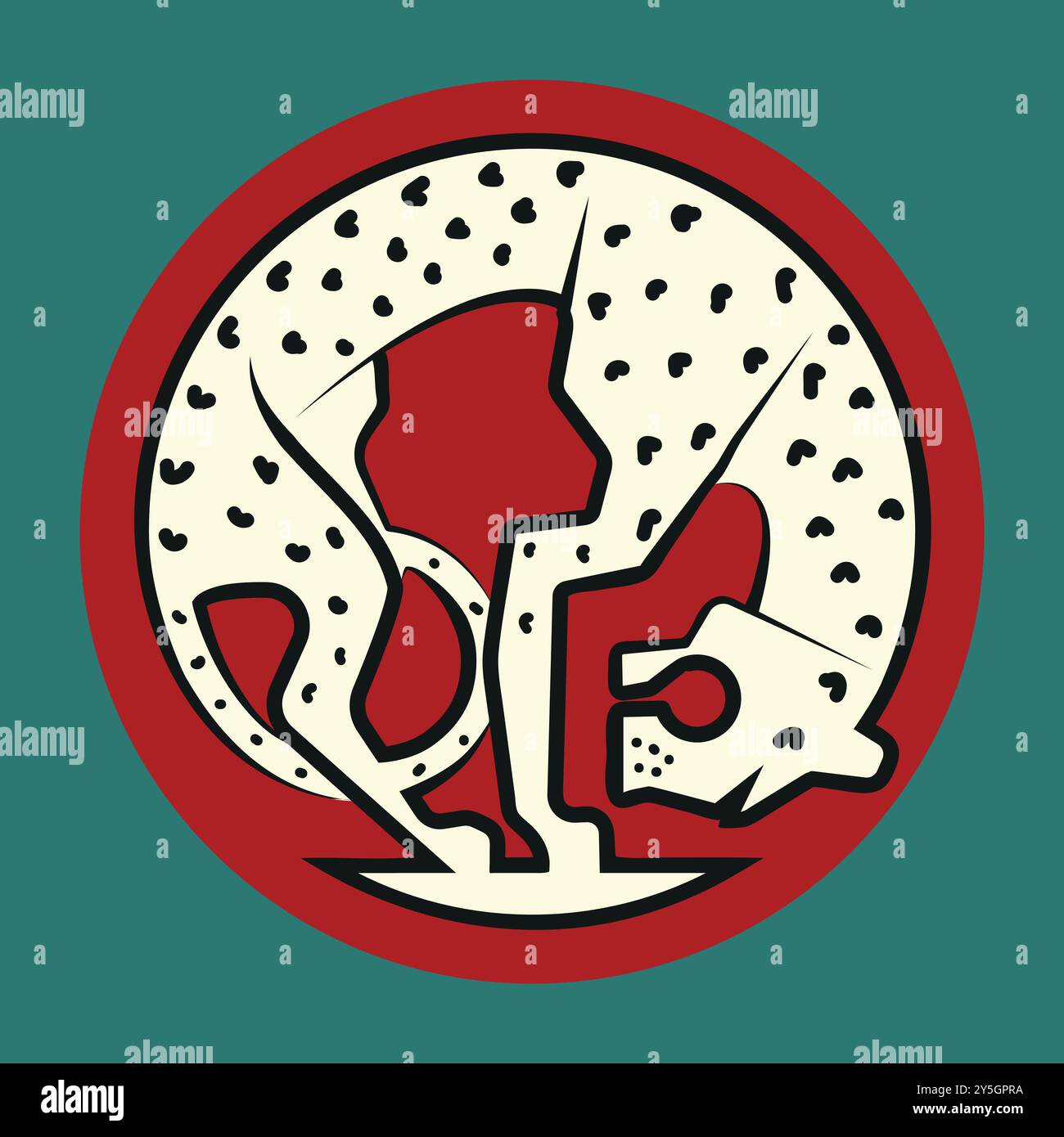 Cheetah logo design. Modern Abstract gepard. Vector illustration Stock ...