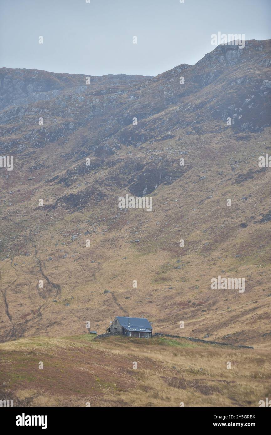 Remote house at Inverie Stock Photo - Alamy