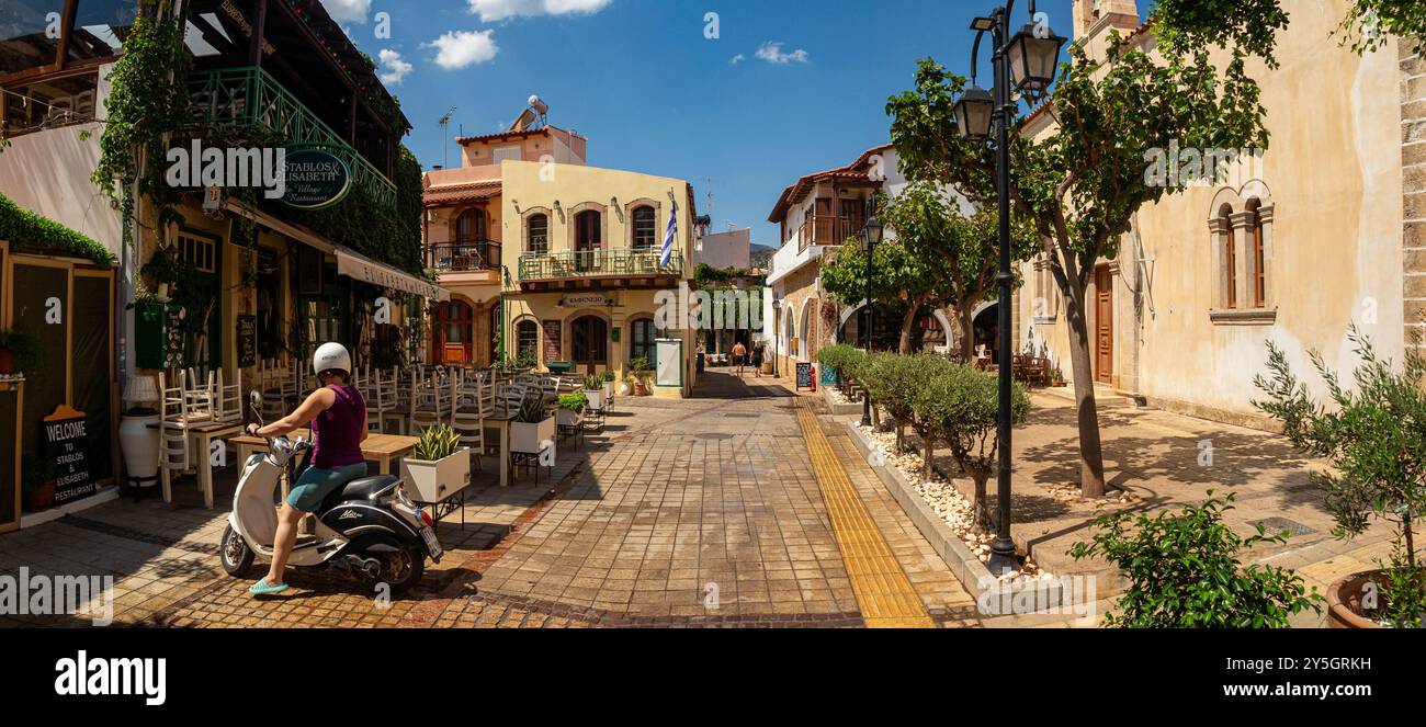 The pretty old town of Malia in Crete, Greece - very different to the ...