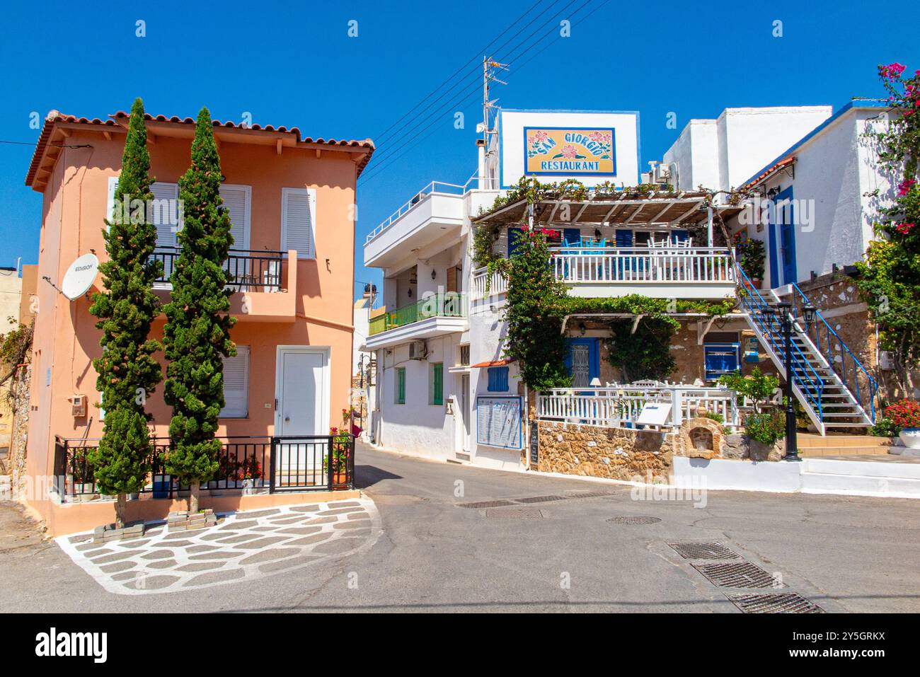 The pretty old town of Malia in Crete, Greece - very different to the ...