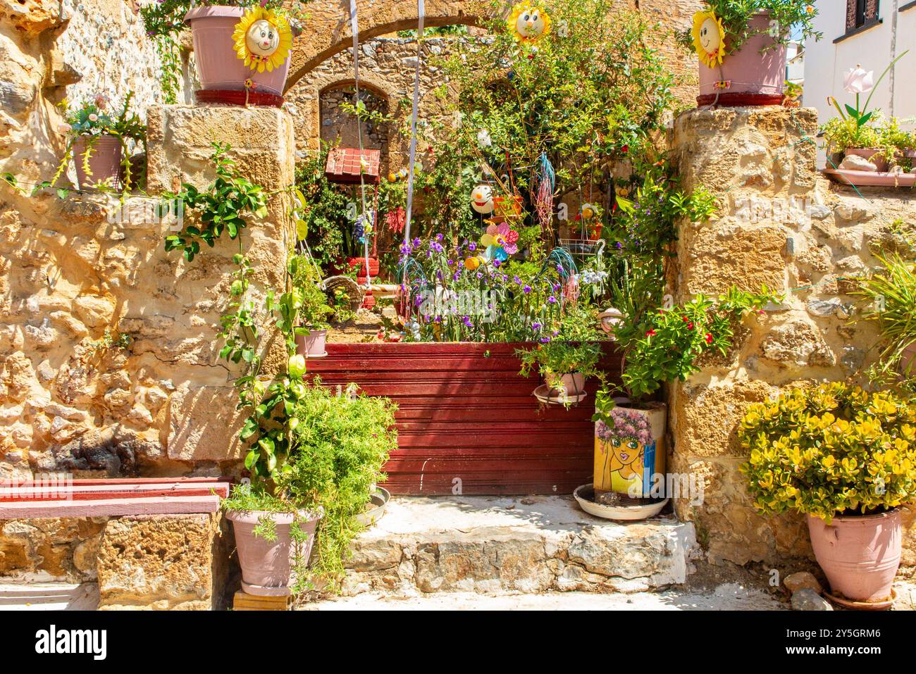 The pretty old town of Malia in Crete, Greece - very different to the ...