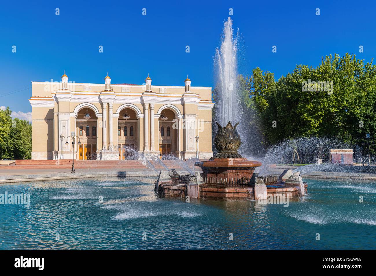 Navoi Theater in Tashkent, the national opera theater of Uzbekistan ...