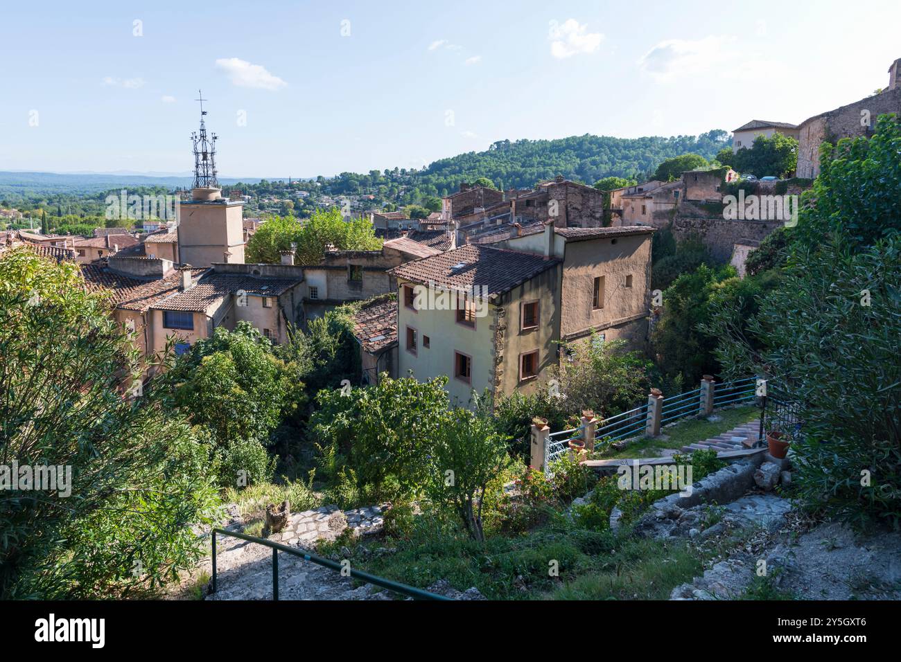 Cotignac, a picturesque village in Provence, known for its beautiful ...
