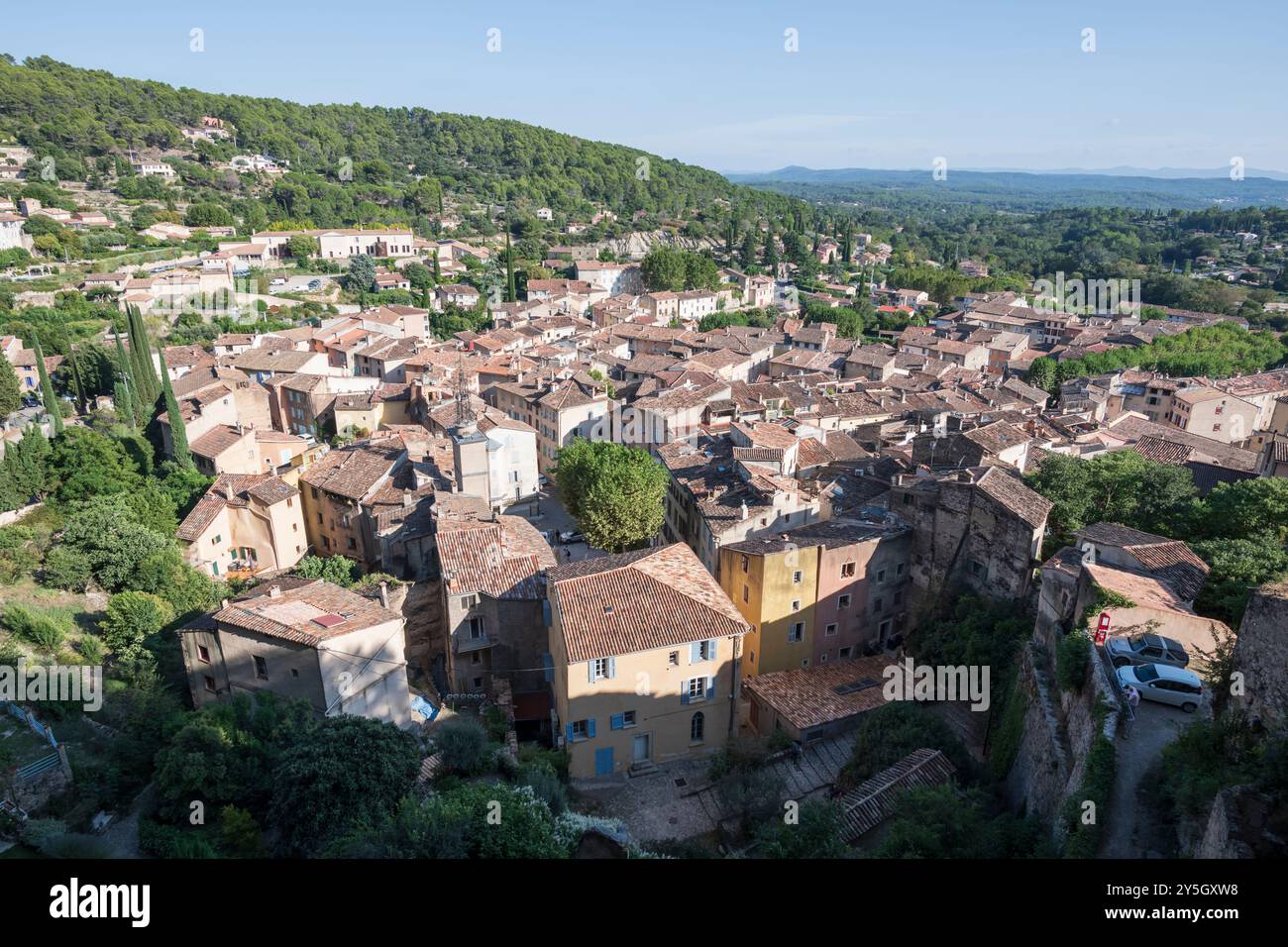 Cotignac, a charming village in Provence, South of France, known for ...
