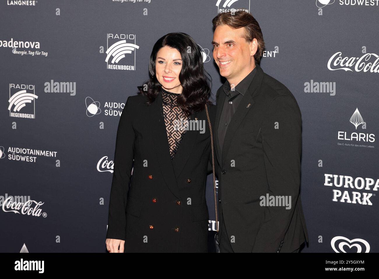 Radio Regenbogen Award 2024 Thomas Mack mit Ehefrau Katja Mack auf dem ...