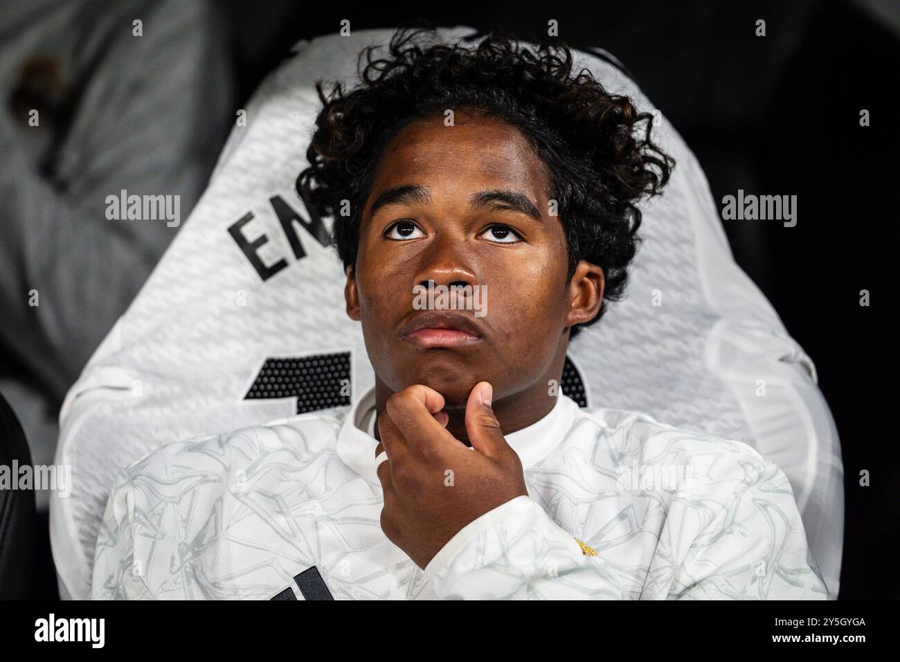 Madrid, France, Spain. 21st Sep, 2024. Endrick FELIPE MOREIRA DE SOUSA ...
