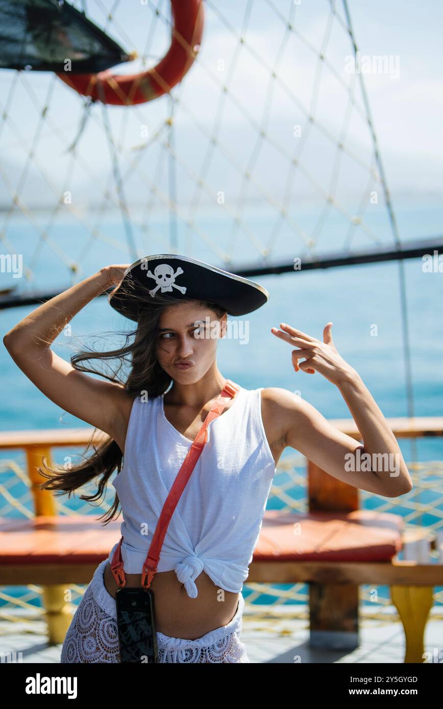 Engaging and Exciting Pirate Themed Photoshoot Happening on a Ship with ...