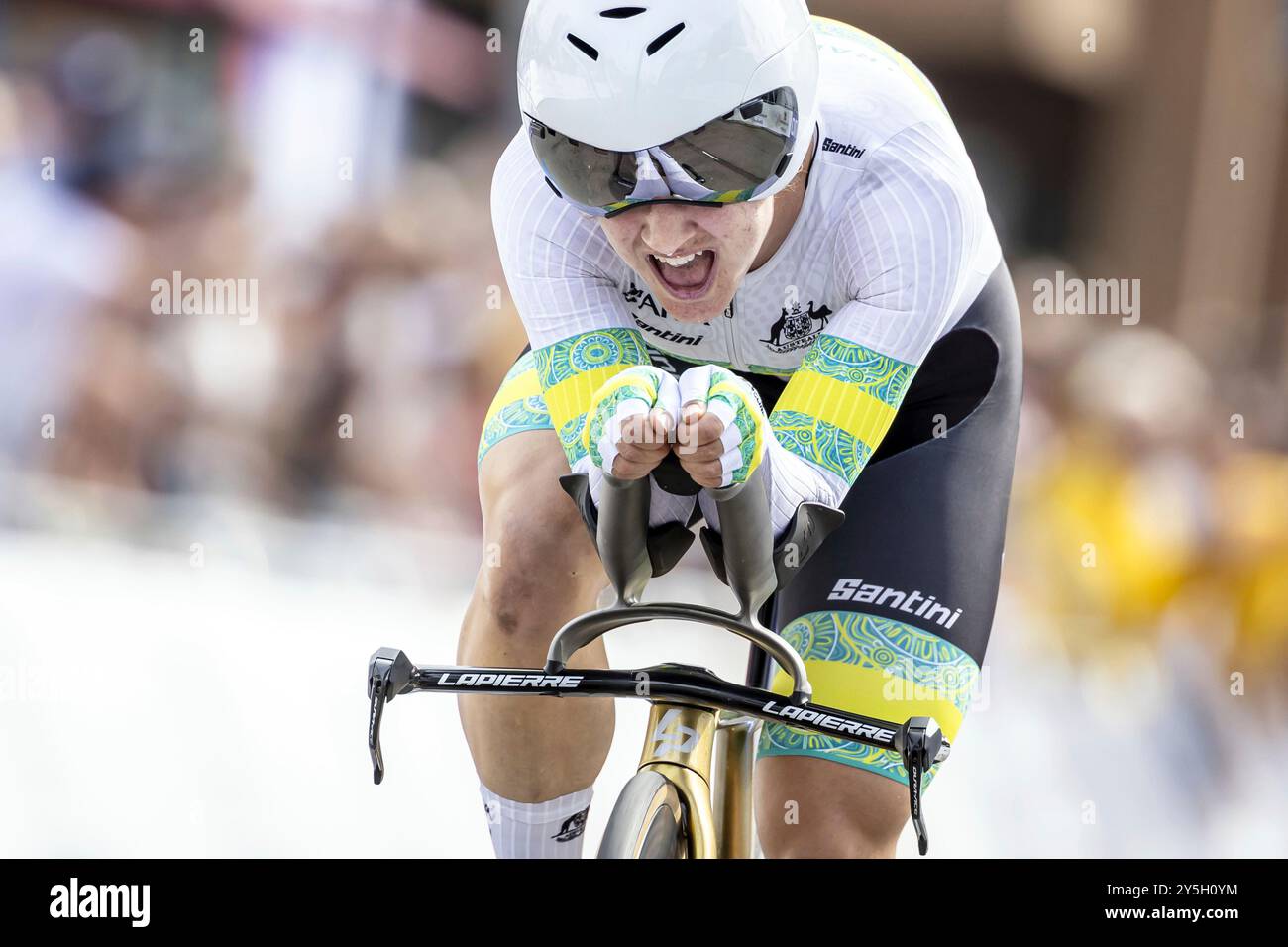 Gold medalist Grace Brown of Australia crosses the finish line during ...