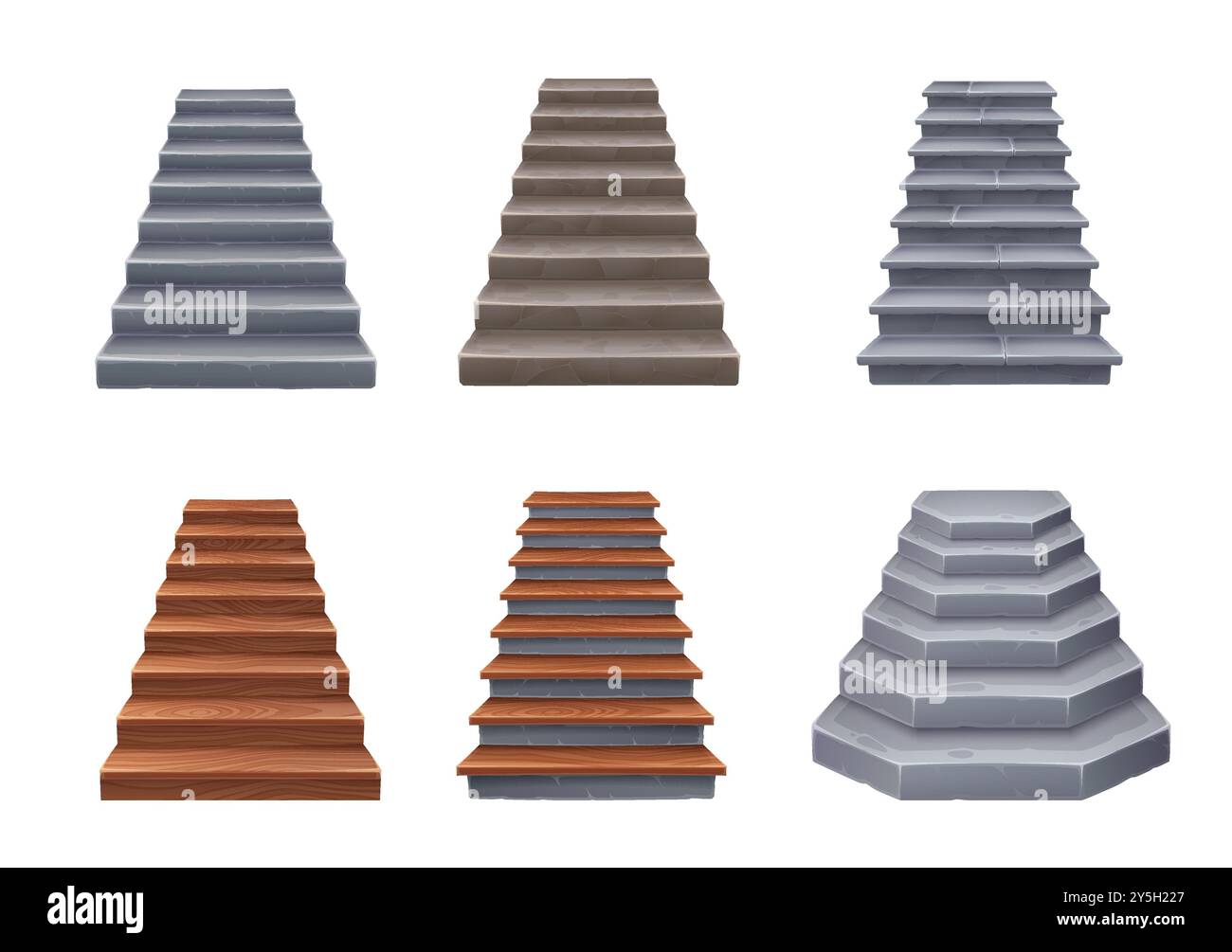 Modern staircase castle Stock Vector Images - Alamy
