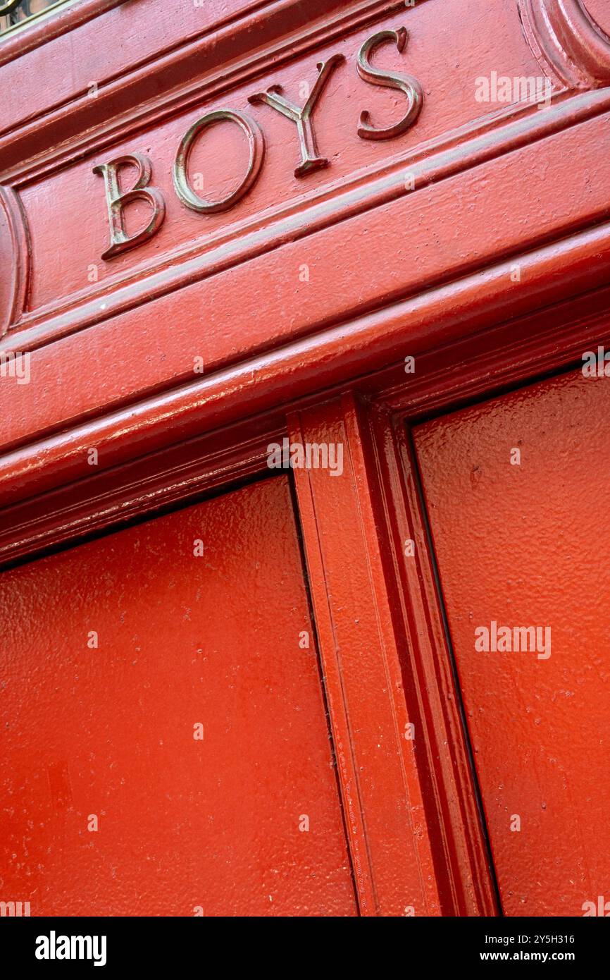 Separate gender entrance sign for public school 116, Murray Hill, New ...