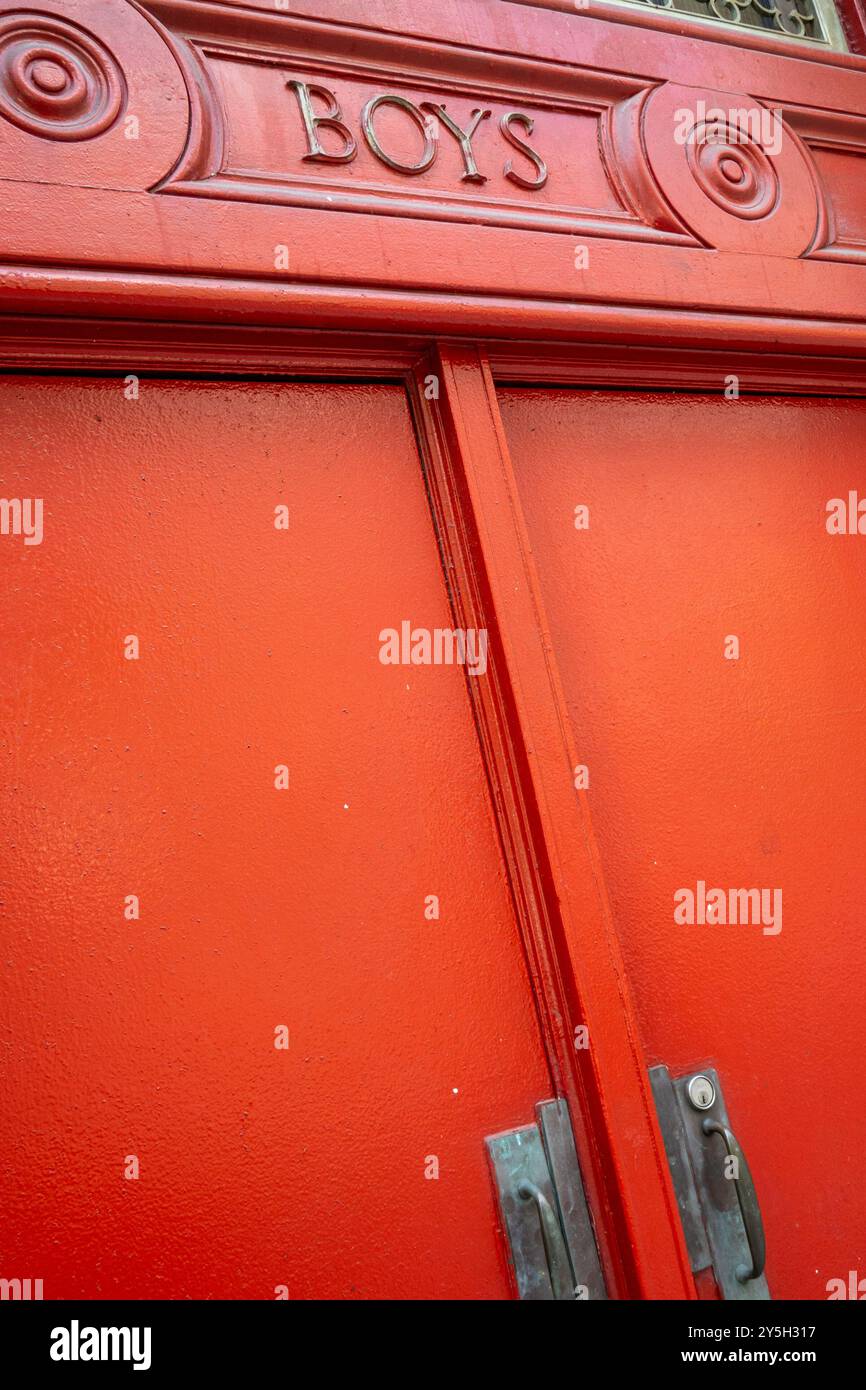 Separate gender entrance sign for public school 116, Murray Hill, New ...