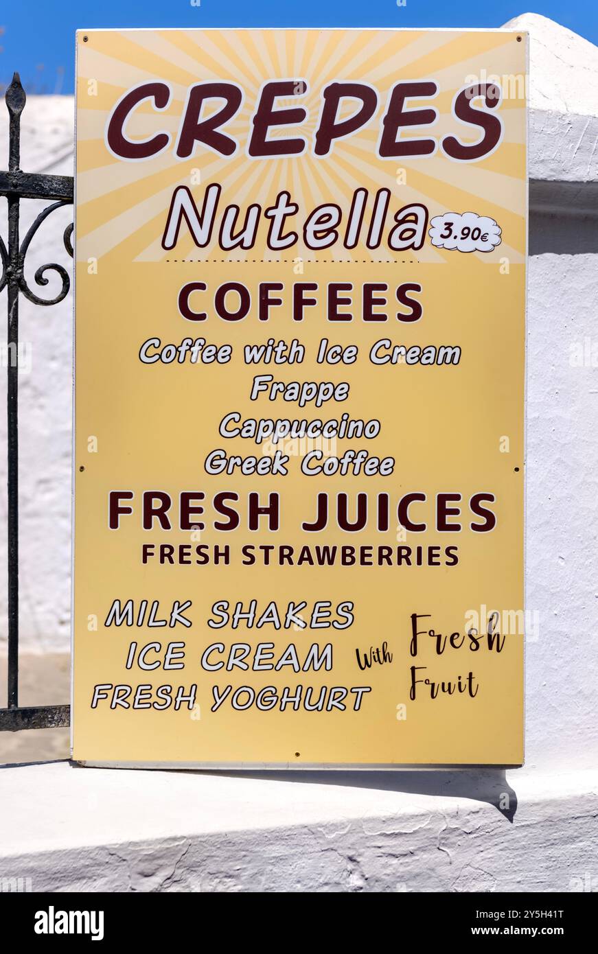 Nutella coffee sign hi-res stock photography and images - Alamy