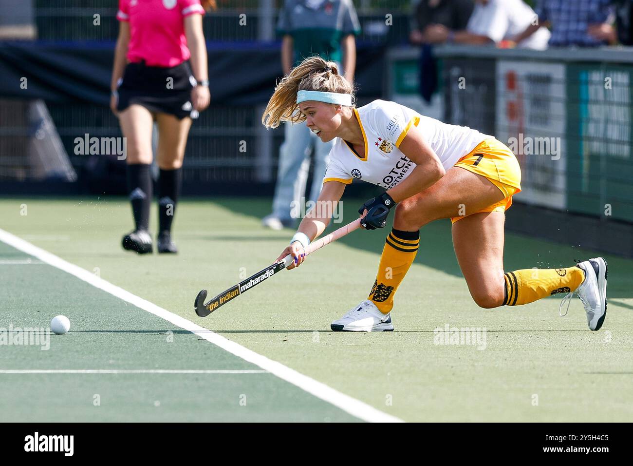 AMSTELVEEN , 22-09-2024 , Wagener Stadion , Tulp Hockey Hoofdklasse ...