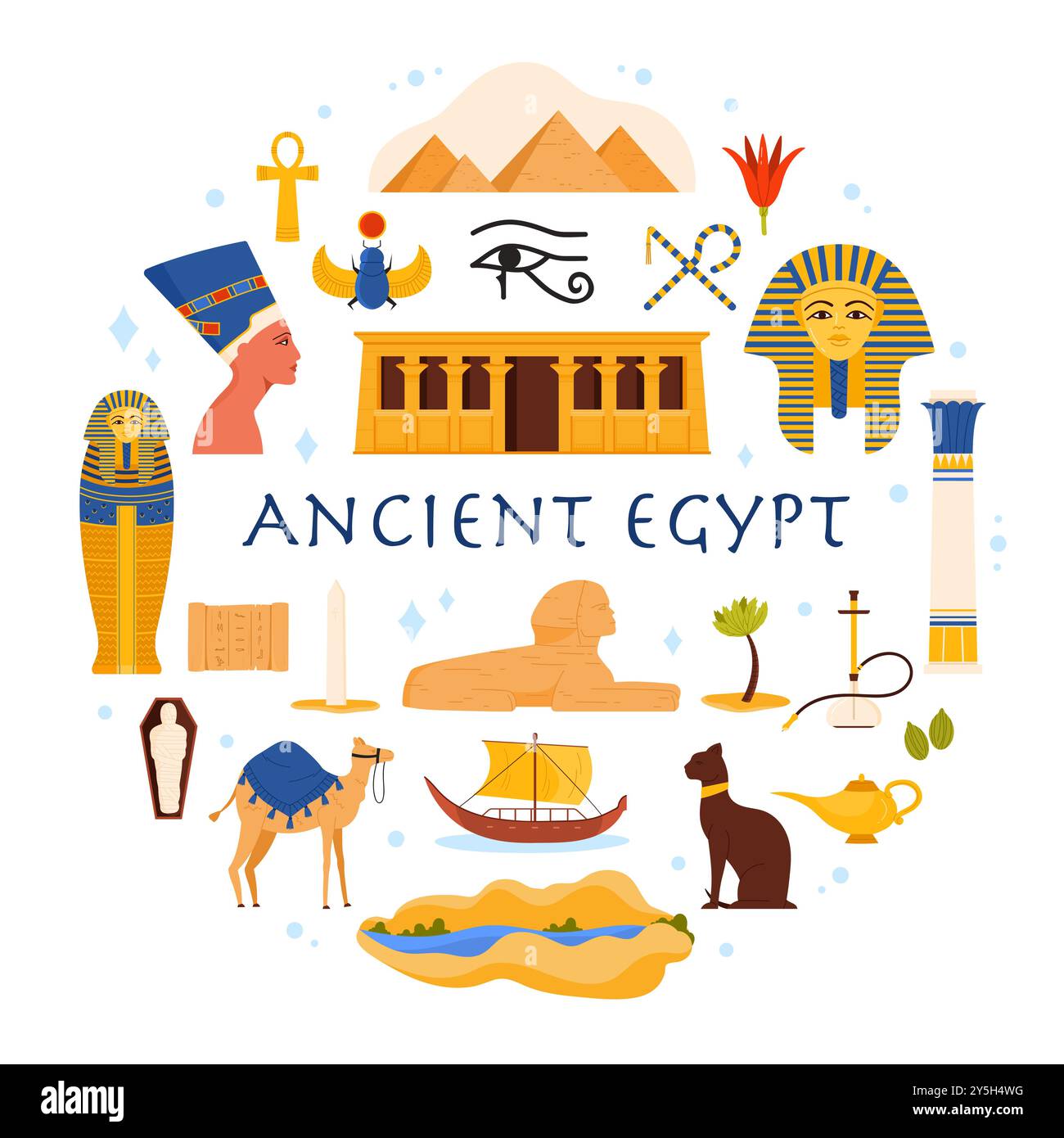 Infographic egyptian pyramids hi-res stock photography and images - Alamy