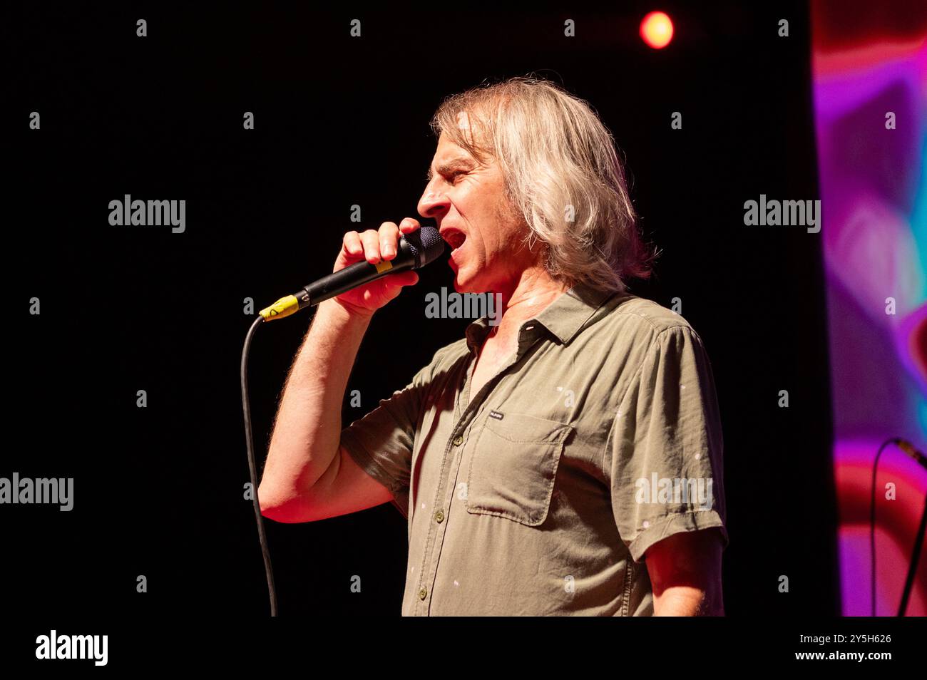 September 13, 2024: Mark Arm performs with Mudhoney in Milan, Italy ...