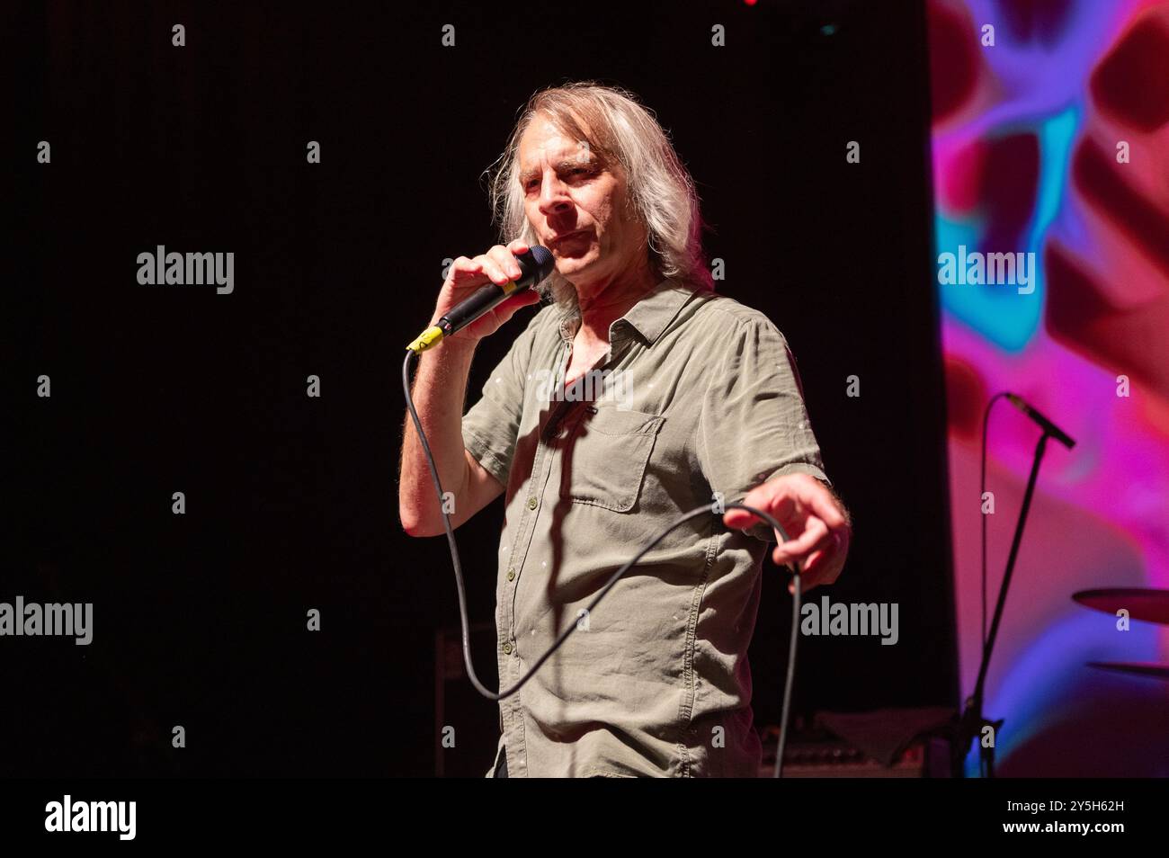 September 13, 2024: Mark Arm performs with Mudhoney in Milan, Italy ...