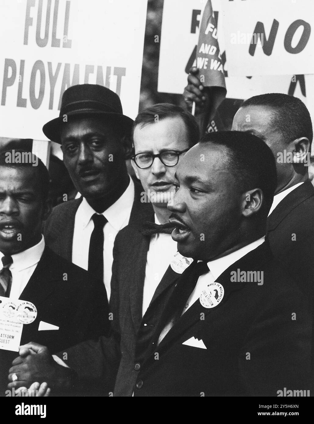 1960s civil rights protests Black and White Stock Photos & Images - Alamy