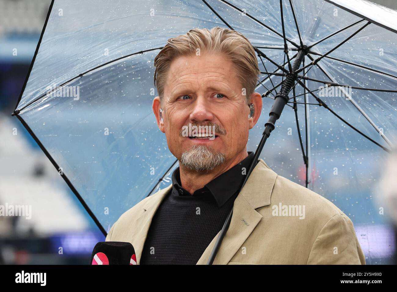Peter Schmeichel former Manchester United player now television pundit ...