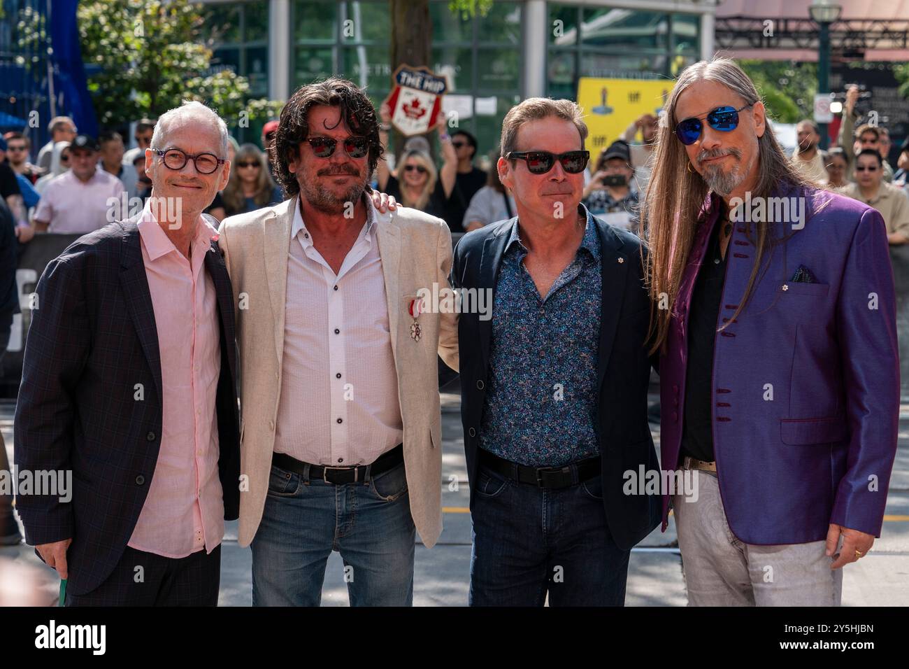 Johnny Fay, Paul Langlois, Gord Sinclair and Rob Baker (left to right ...