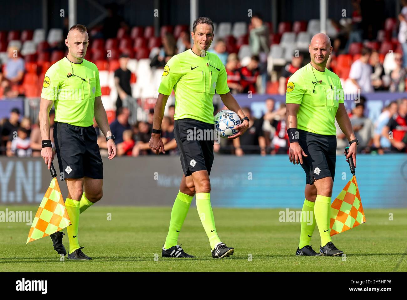 ALMERE, NETHERLANDS - SEPTEMBER 22: Assistant referee Don Frijn ...
