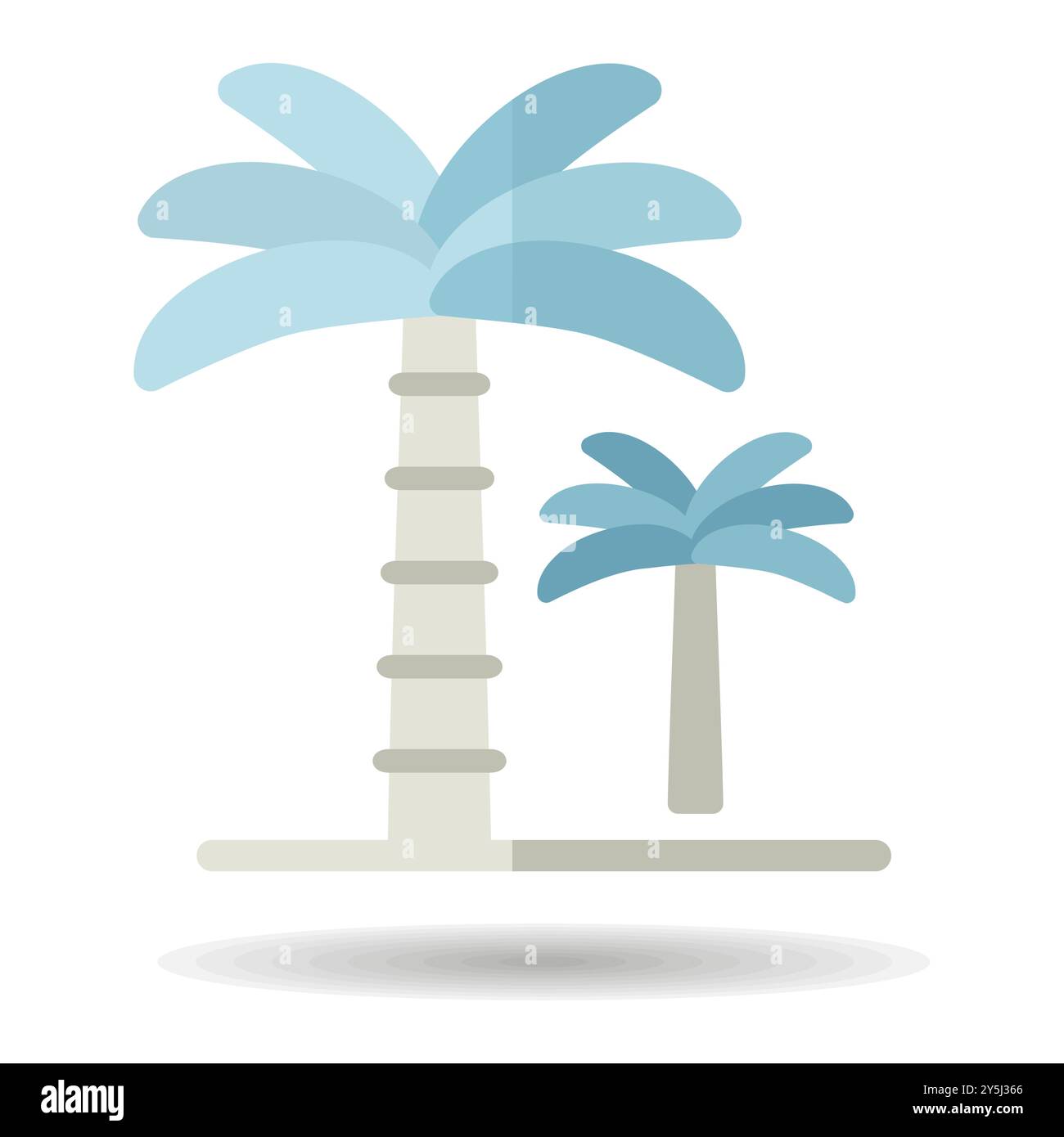 Palm tree vector isolated icon. Nature sign. Graph symbol for travel ...