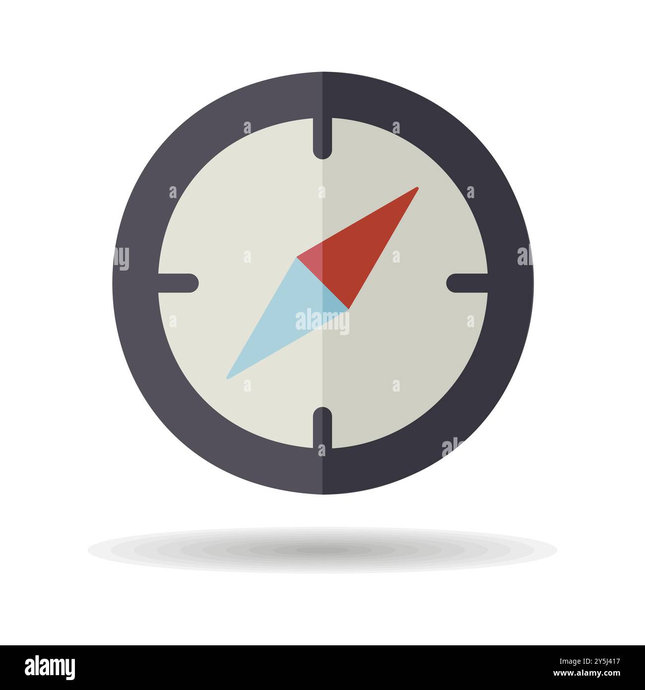 Compas vector isolated icon. Navigation sign. Graph symbol for travel ...