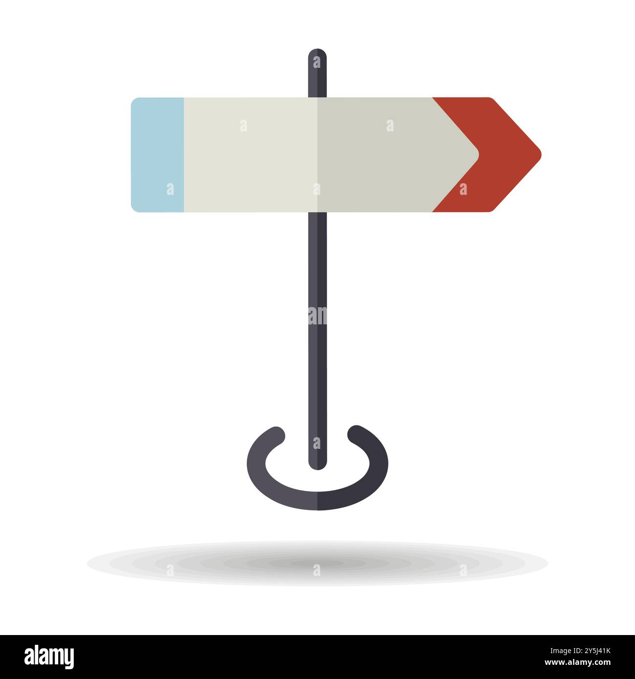 Signpost vector isolated icon. Navigation sign. Graph symbol for travel ...