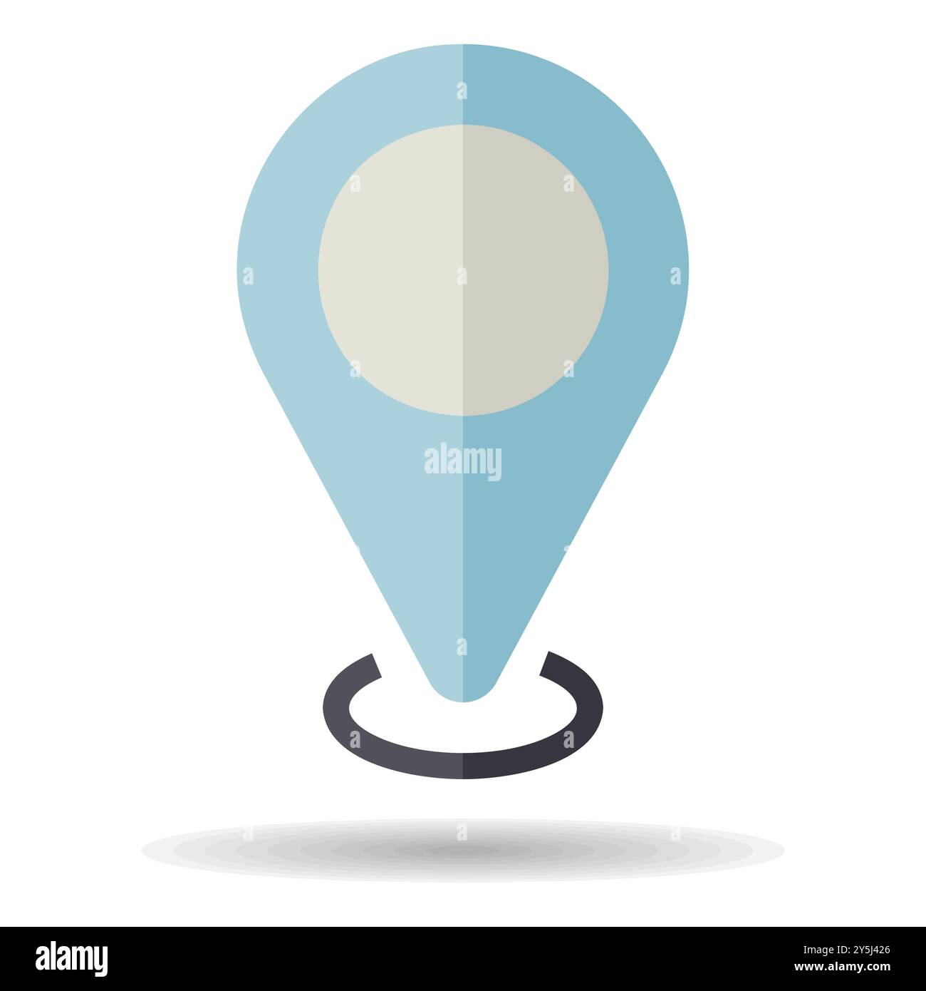 Pin map isolated icon. Map pointer. Map markers. GPS location symbol. Navigation sign. Graph ...
