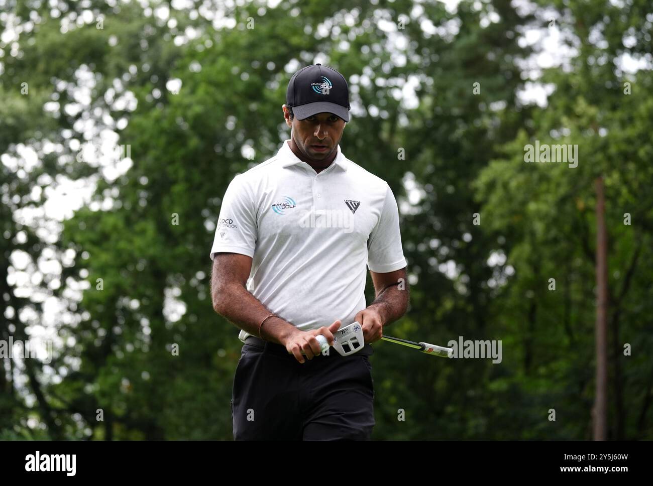 Aaron Rai on the 16th during day four of the 2024 BMW PGA Championship ...