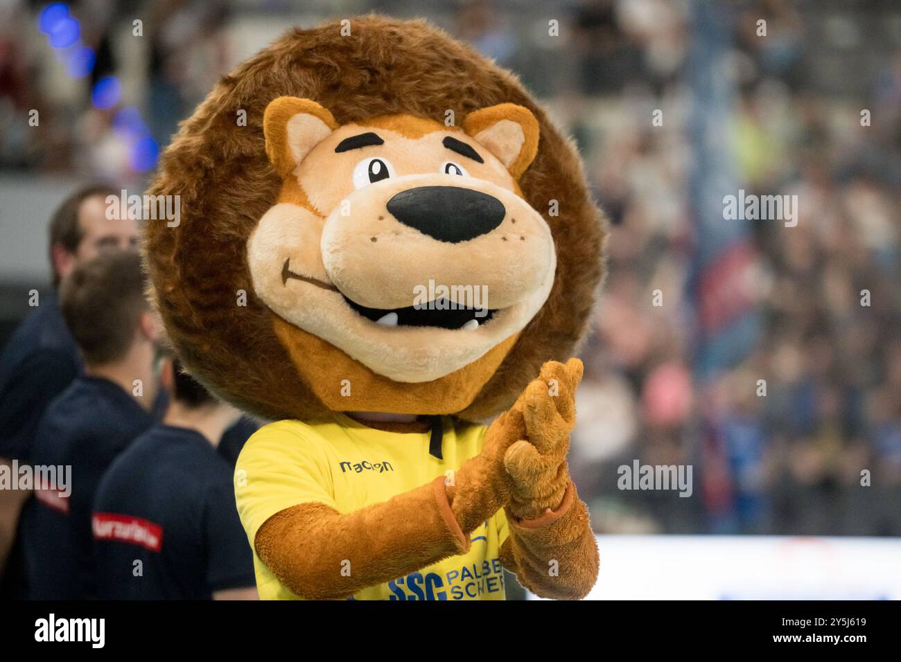 Schweriner Maskottchen VOLLEO / GER, Allianz MTV Stuttgart vs. SSC ...