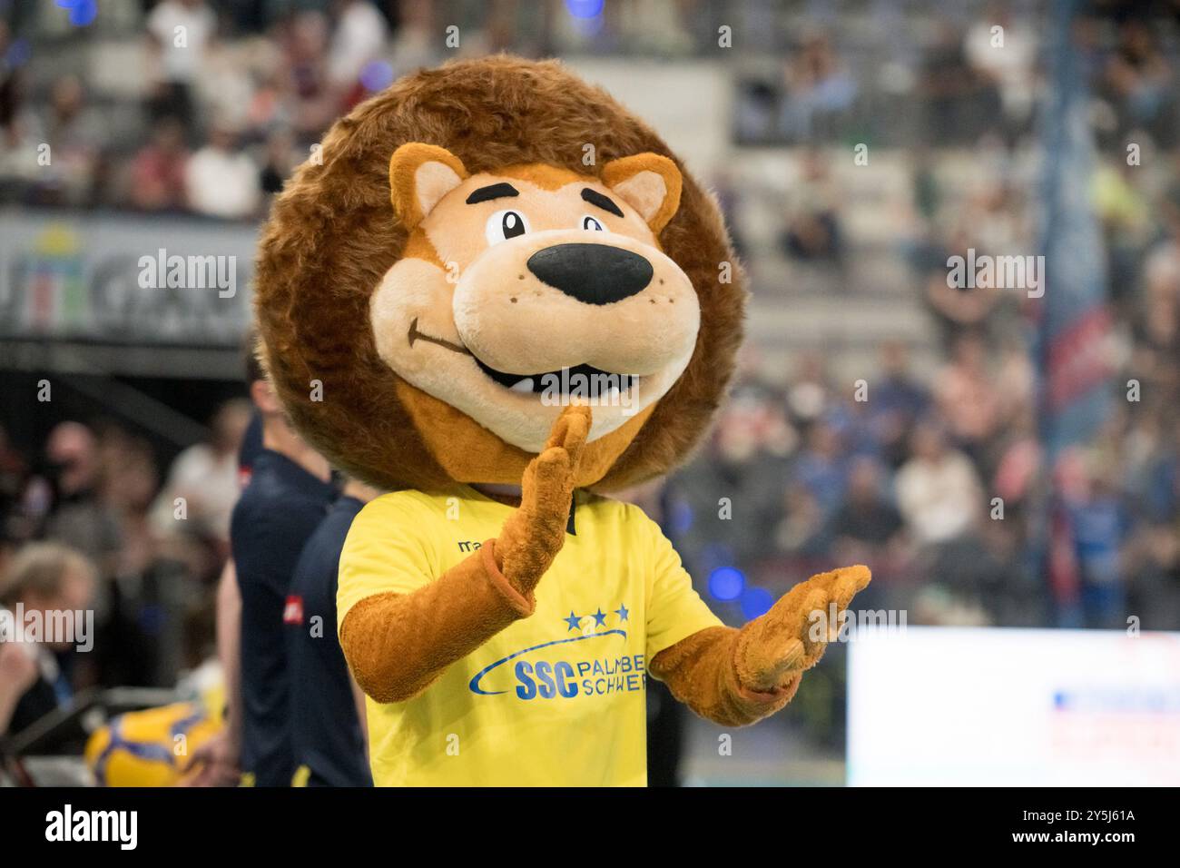 Schweriner Maskottchen VOLLEO / GER, Allianz MTV Stuttgart vs. SSC ...