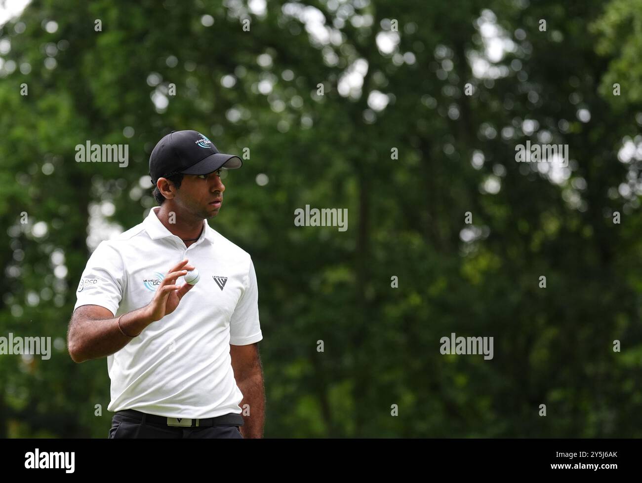 Aaron Rai on the 16th during day four of the 2024 BMW PGA Championship ...