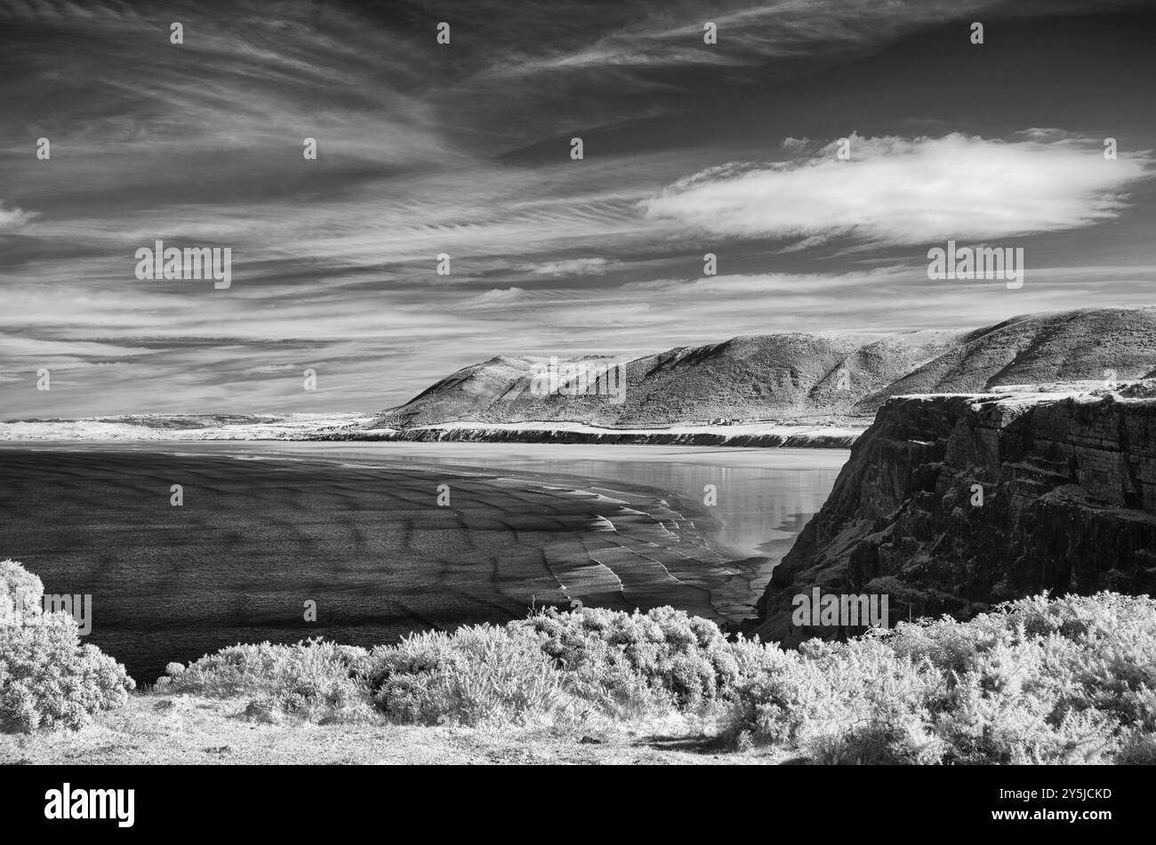 Bales on the Gower Stock Photo - Alamy