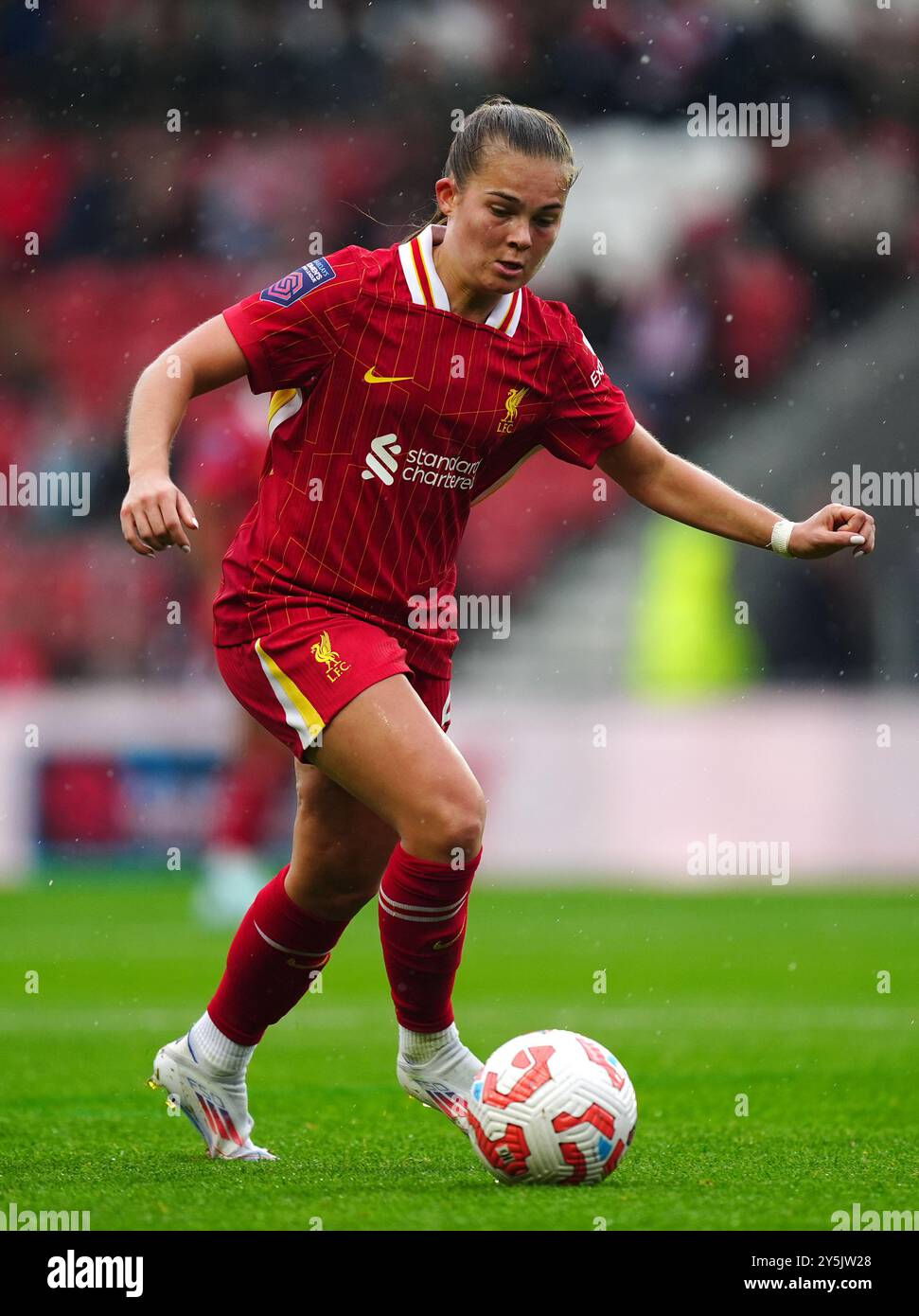 Liverpool's Lucy Parry during the Barclays Women's Super League match ...