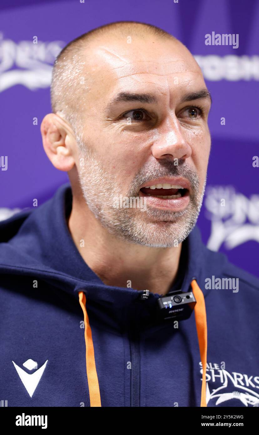 Sale Sharks’ Director of Rugby Alex Sanderson after the Gallagher ...