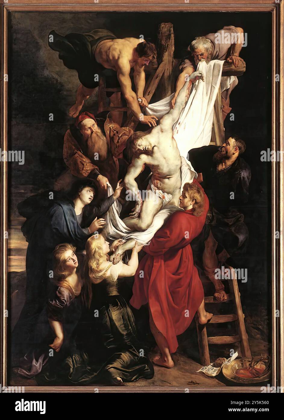 RUBENS, Pieter Pauwel (b. 1577, Siegen, d. 1640, Antwerpen) Descent from the Cross (centre panel ...