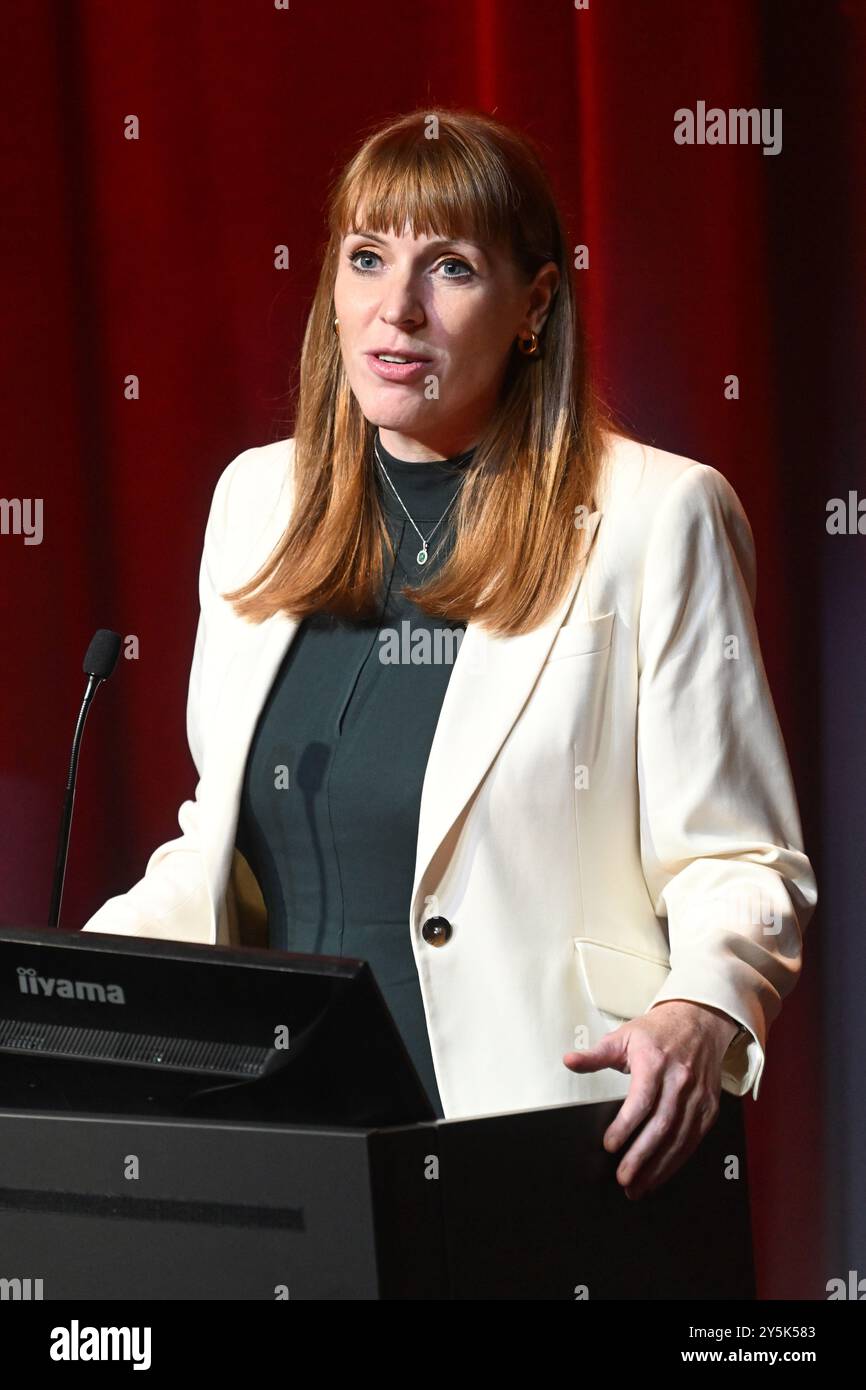 Liverpool, UK. 22 September 2024. Deputy Prime Minister Angela Rayner ...