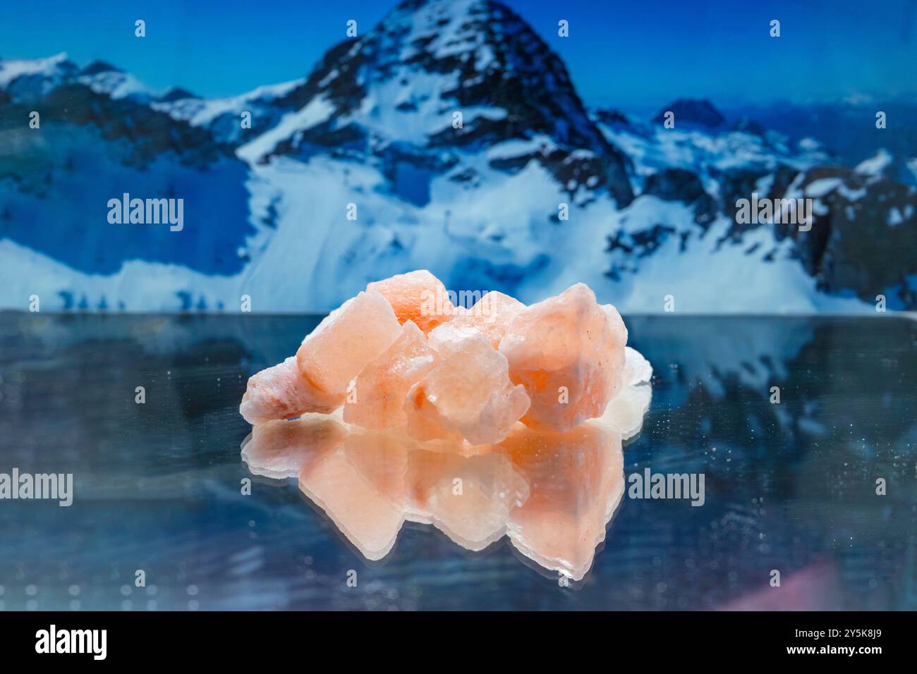 Digital Advertisement Flyer for Himalayan Pink Rock Salt Crystal with ...
