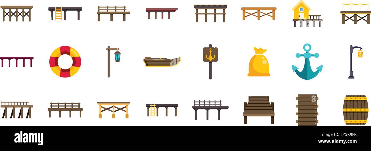 Maritime safety structures Stock Vector Images - Alamy