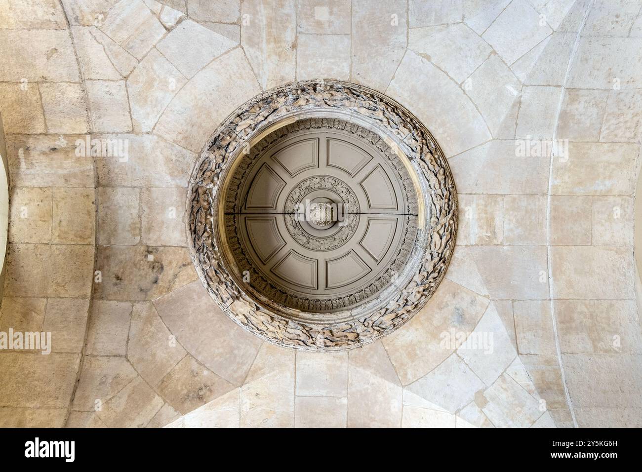 Vestibule ceiling of St Mary-le-Bow Church, City of London, England ...