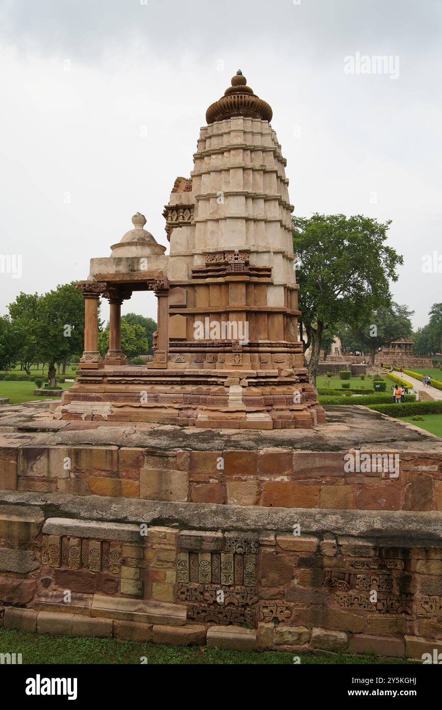 The Parvati Temple, part of the Khajuraho Group of Monuments in ...