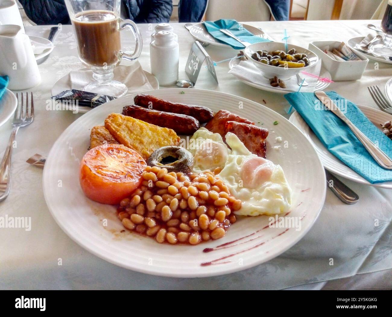 Hearty delicious full english hi-res stock photography and images - Alamy